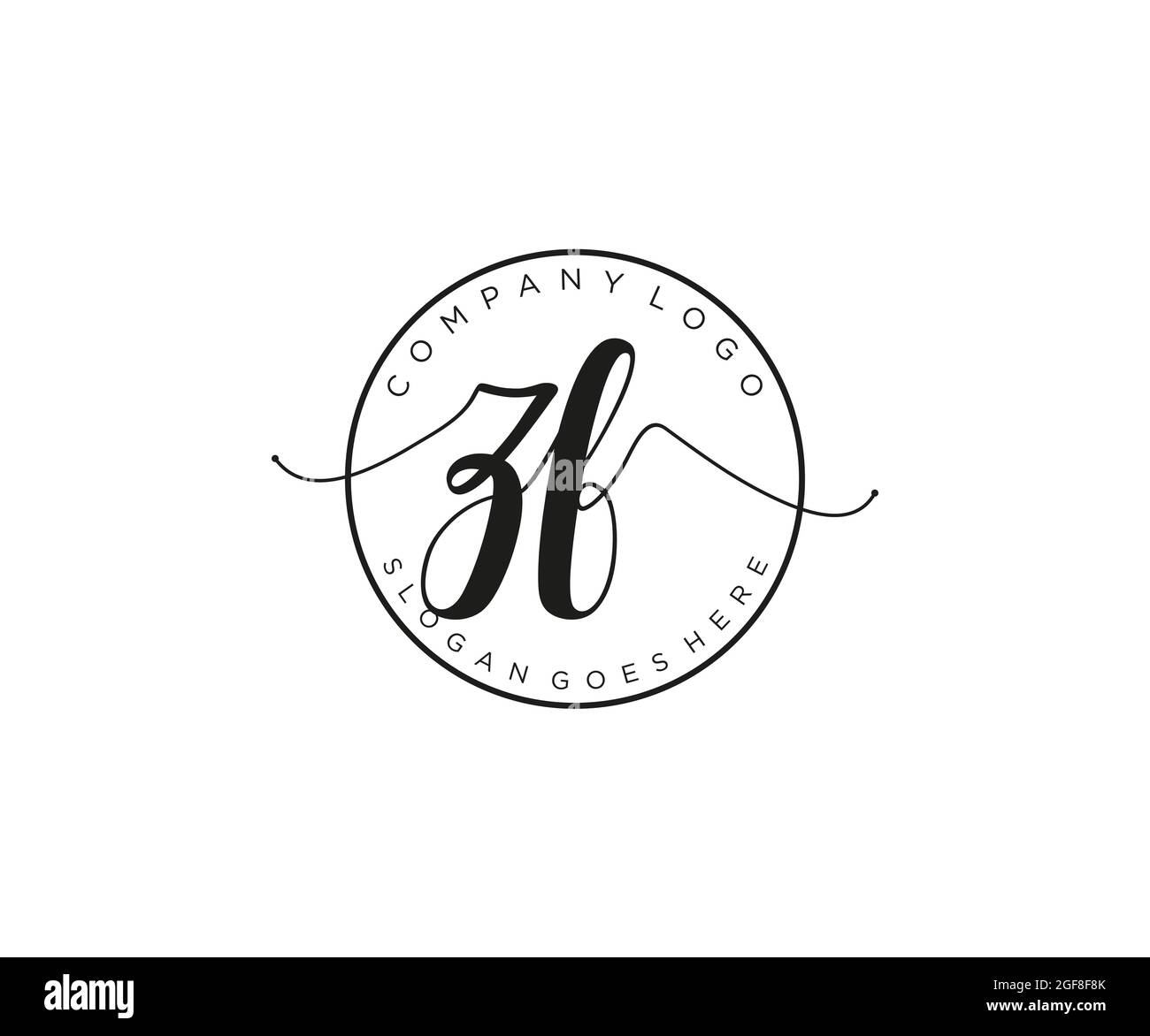 Cute label beauty salon Stock Vector Images - Alamy