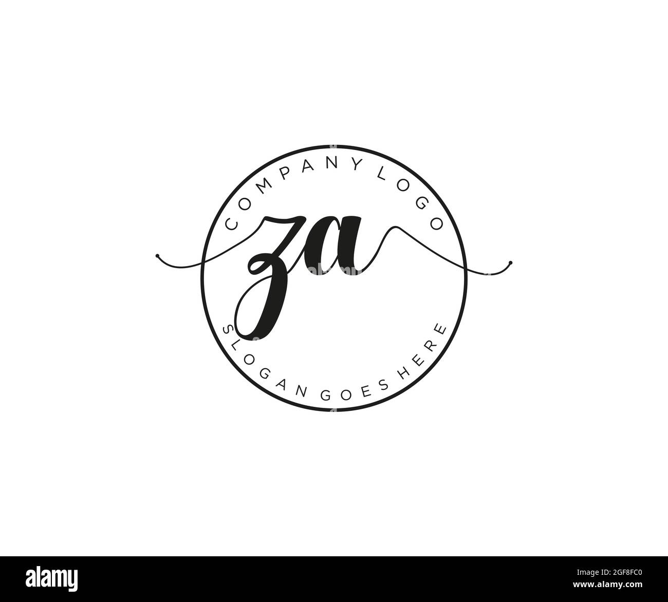 Cute label beauty salon Stock Vector Images - Alamy