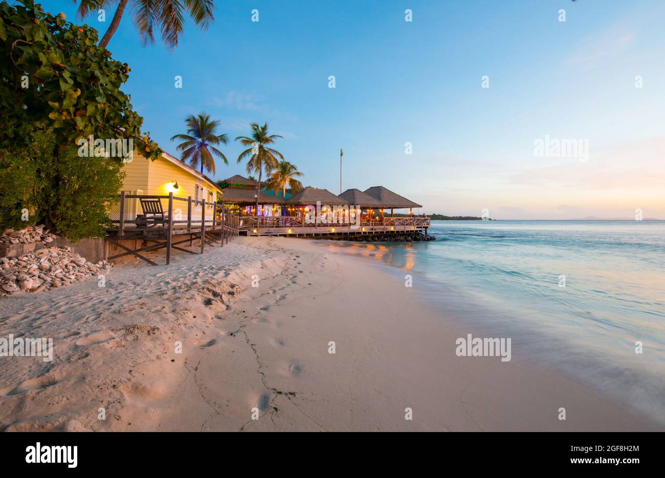 Beach at basils bar mustique hi-res stock photography and images - Alamy