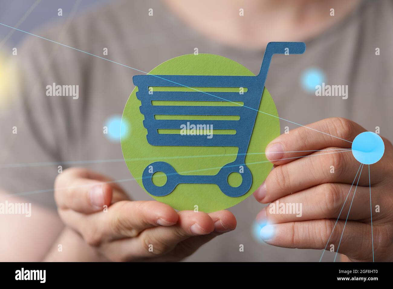 Hand held cart hi-res stock photography and images - Alamy