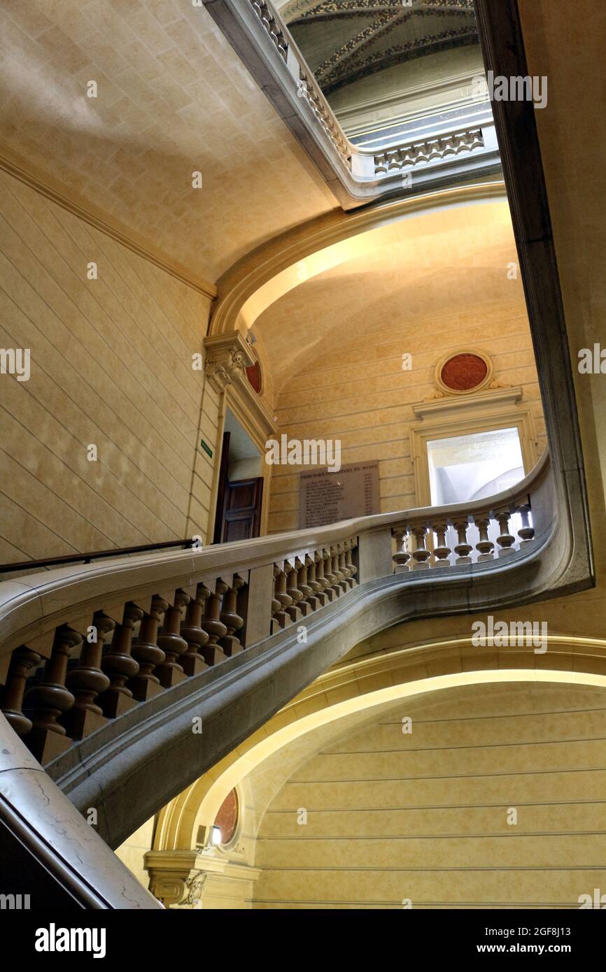Museum of Fine Arts of Lyon, France Interior and exterior Stock Photo ...