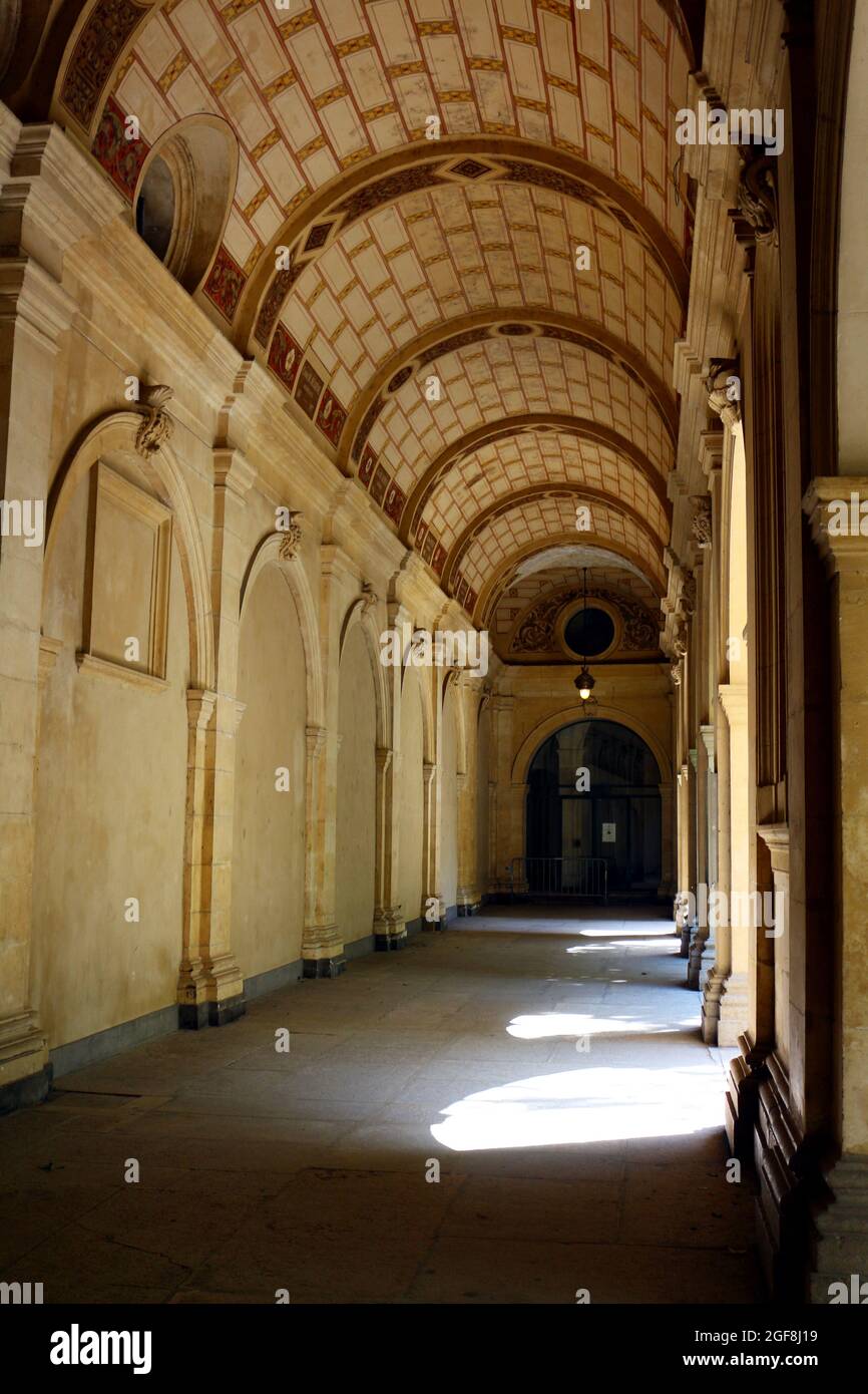 Museum of Fine Arts of Lyon, France Interior and exterior Stock Photo ...