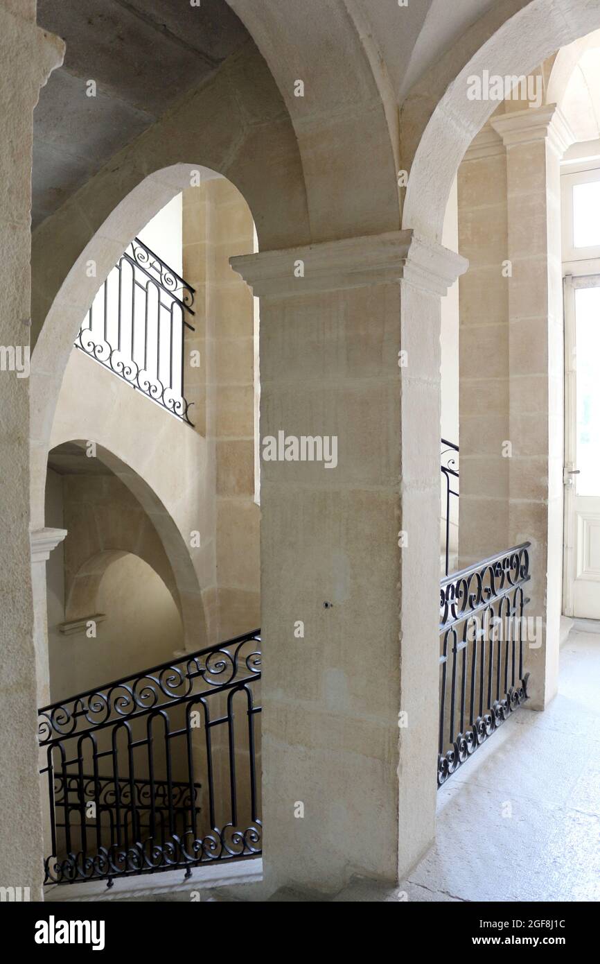 Museum of Fine Arts of Lyon, France Interior and exterior Stock Photo ...