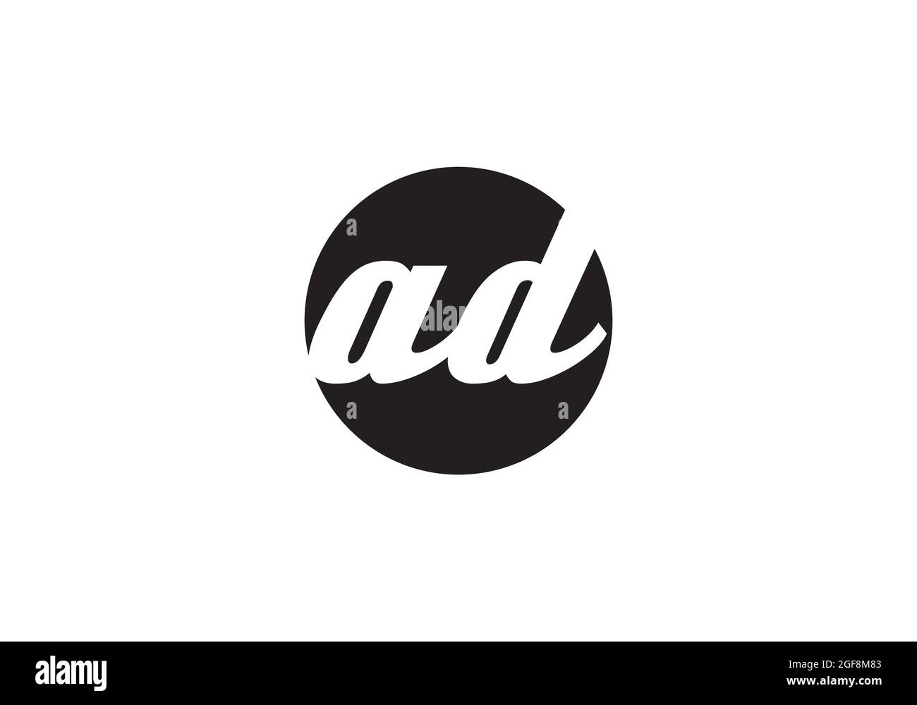 Letter AD creative modern logo design vector image Stock Vector Image ...