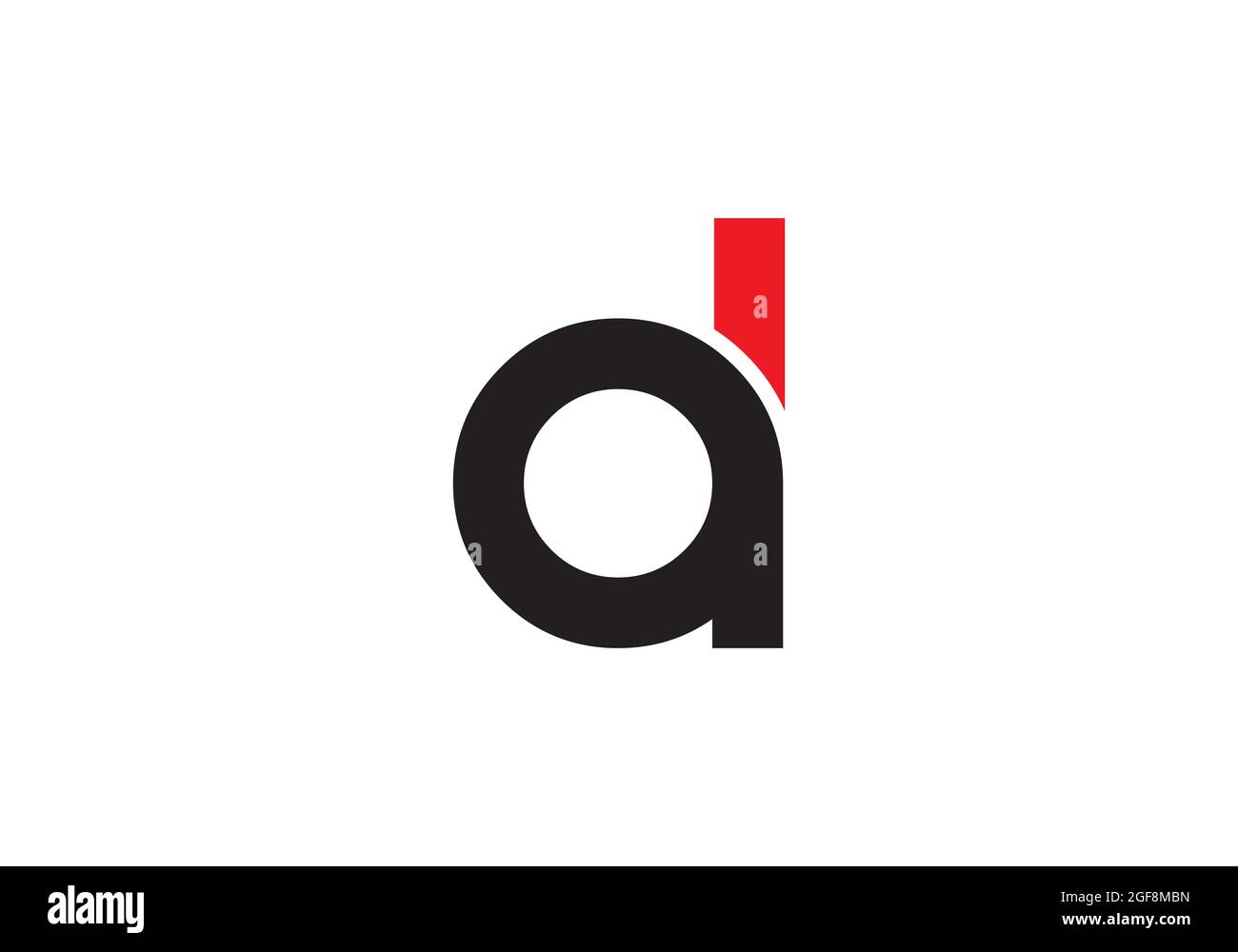 Letter AD creative modern logo design vector image Stock Vector Image ...