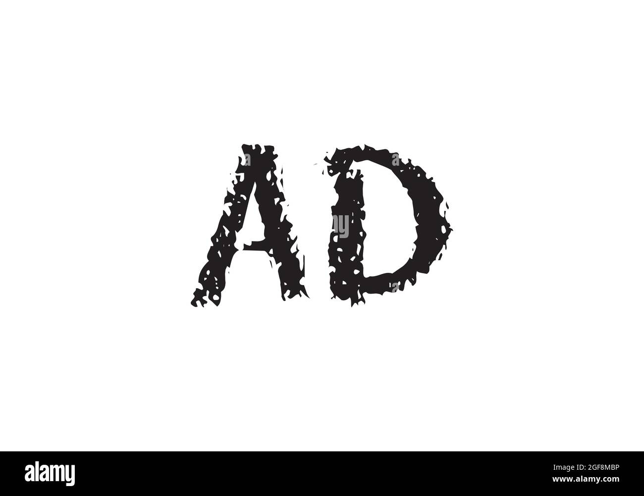 Letter AD creative modern logo design vector image Stock Vector Image ...
