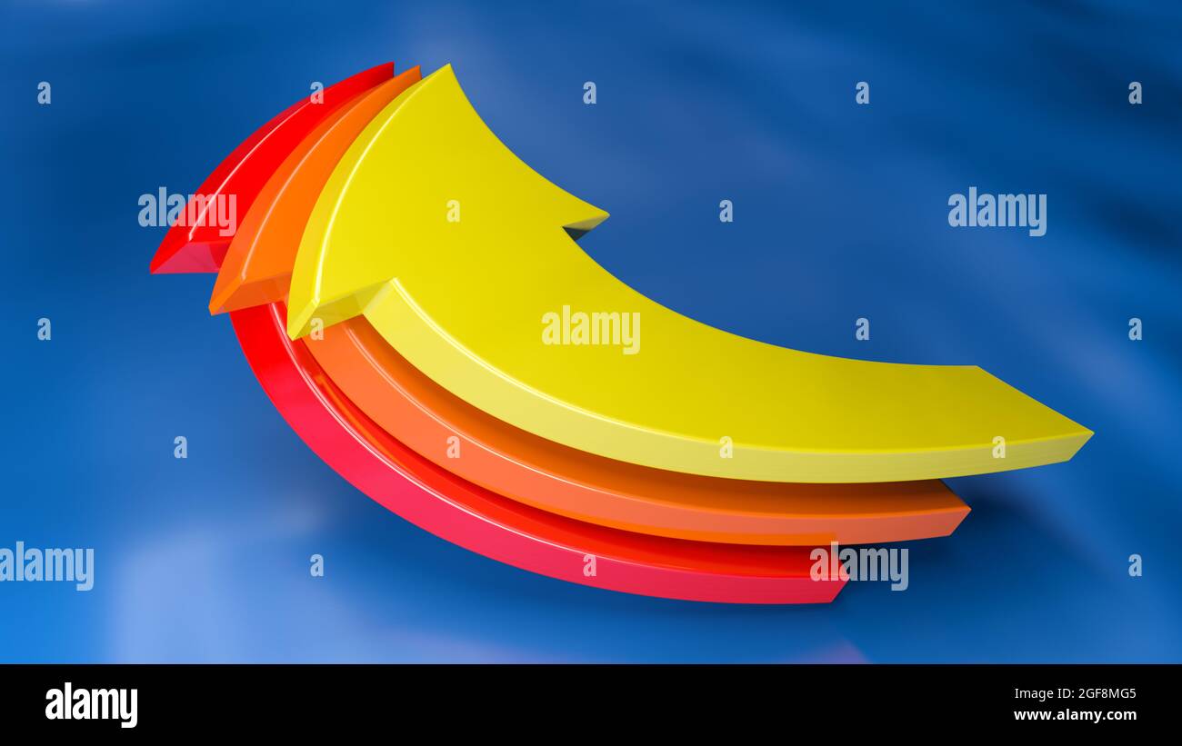 Multicolor arrows hi-res stock photography and images - Alamy