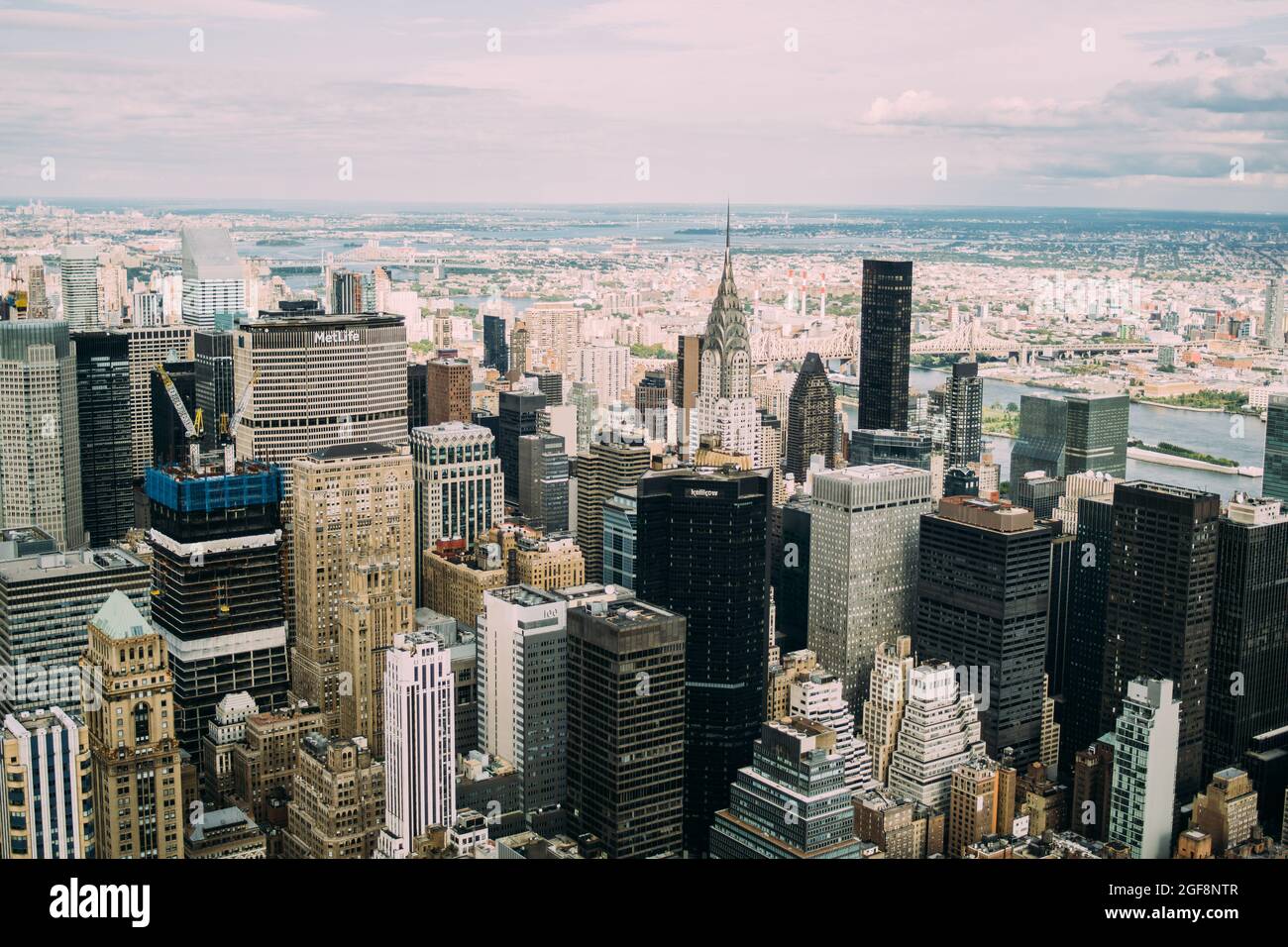 Modern city with high-rise buildings in New York City, USA Stock Photo ...