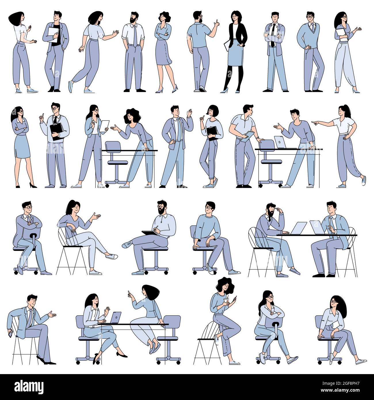 vector cartoon characters Stock Vector Image & Art - Alamy