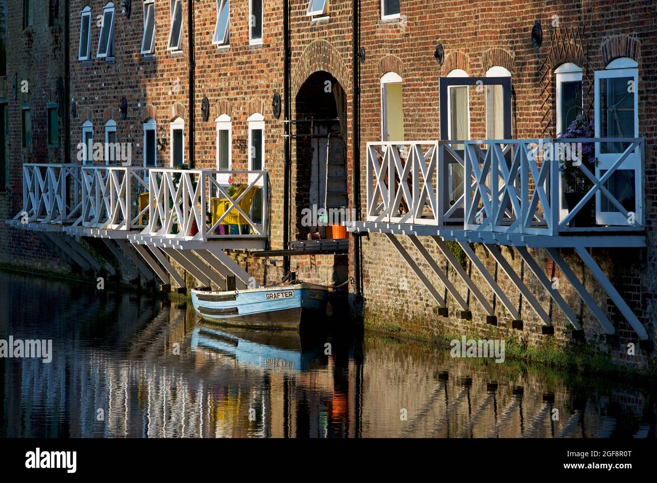 Warehouse converted into apartments, overlooking the Driffield Canal at ...