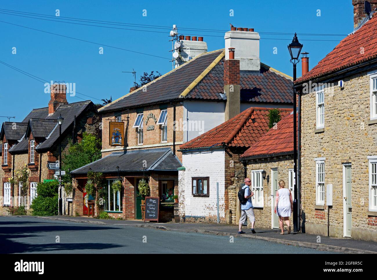 Village pub - the Hotham Arms - in the village of Hotham, East ...