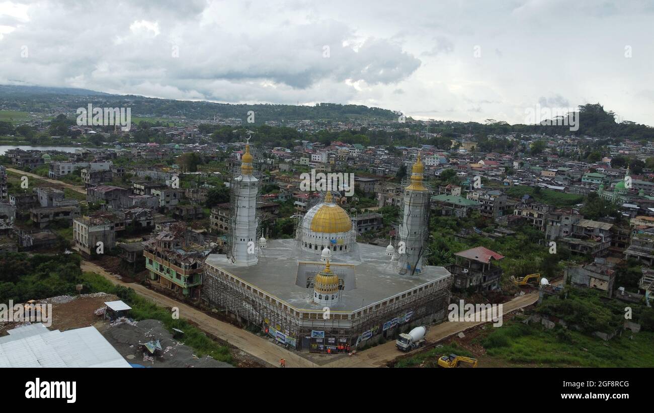 The reconstruction efforts of the iconic Marawi Grand Mosque which is ...