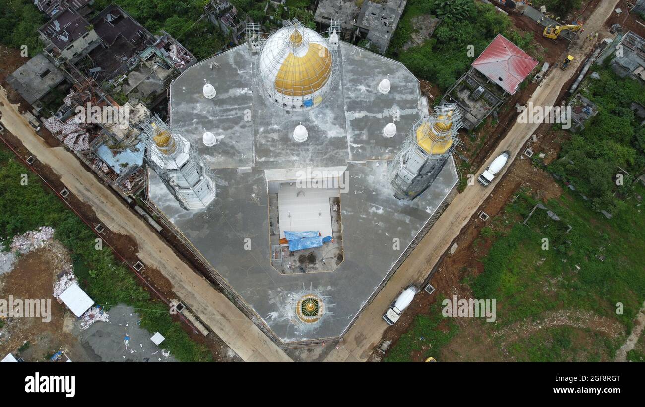 The reconstruction efforts of the iconic Marawi Grand Mosque which is ...
