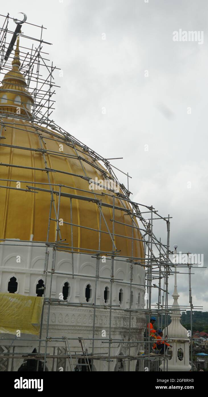 The reconstruction efforts of the iconic Marawi Grand Mosque which is ...