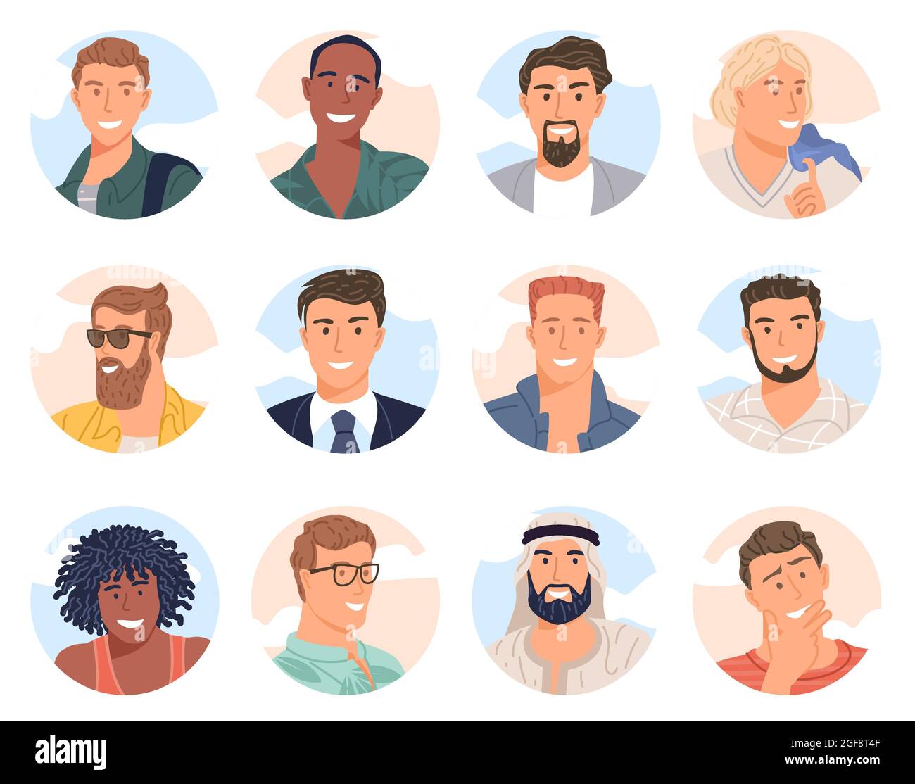 diverse men avatar Stock Vector Image & Art - Alamy