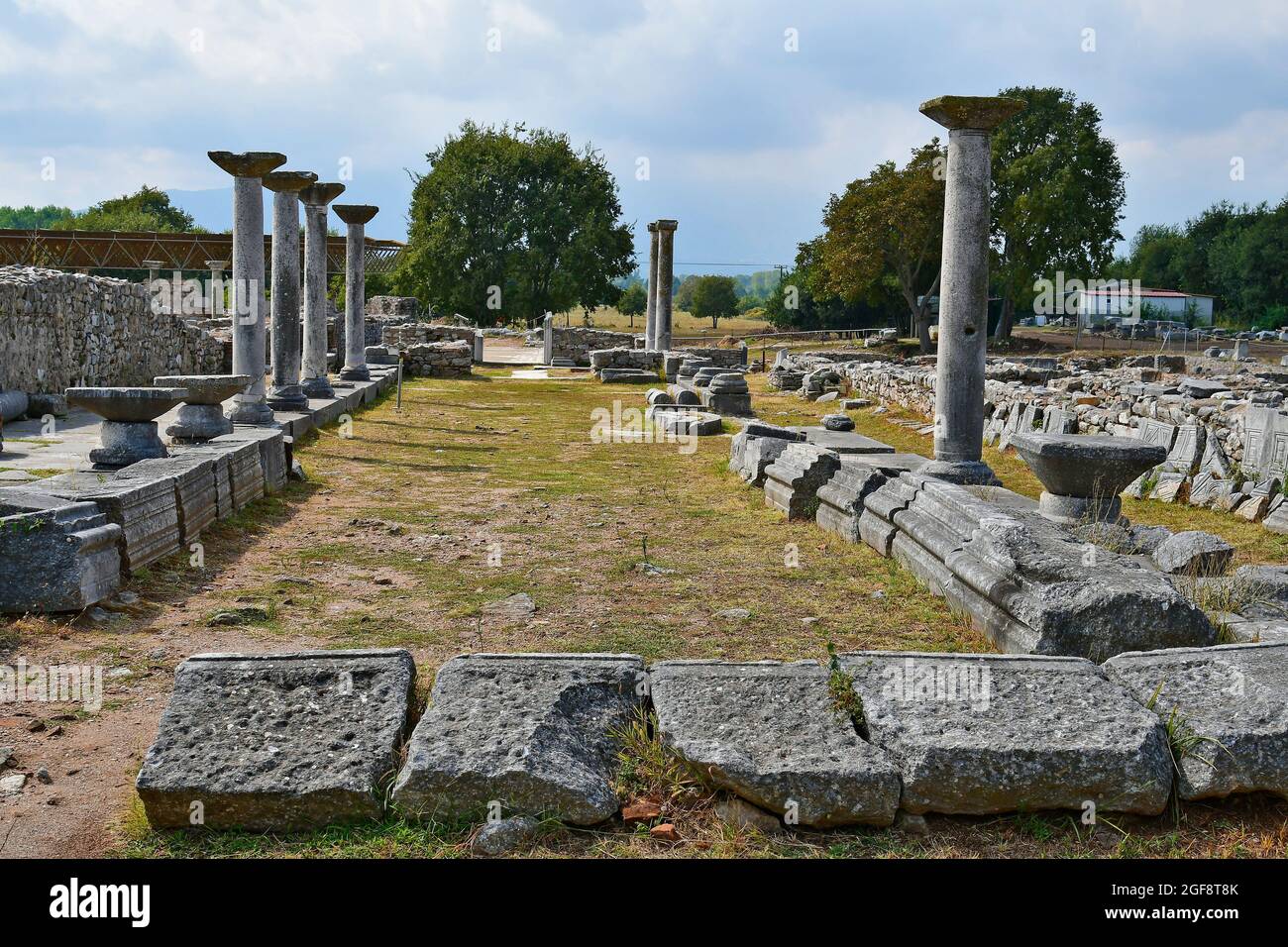 Greece, Unesco world heritage site of ancient Philippi Stock Photo - Alamy