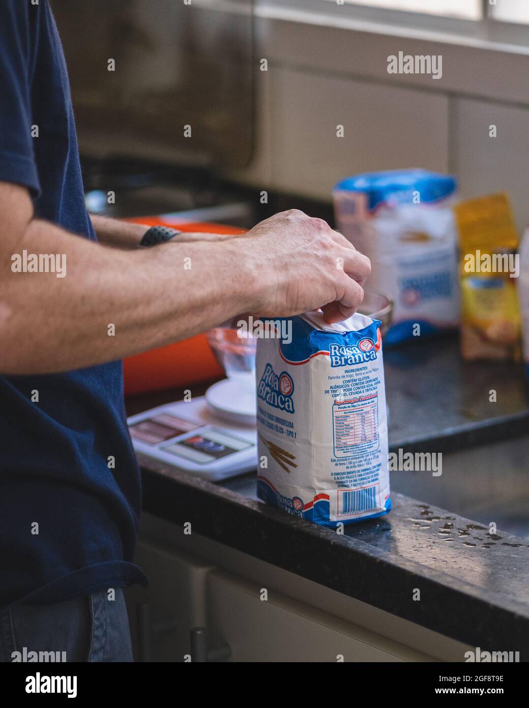 RIO DE JANEIRO, BRAZIL - Nov 30, 2020: A vertical closeup of a man ...
