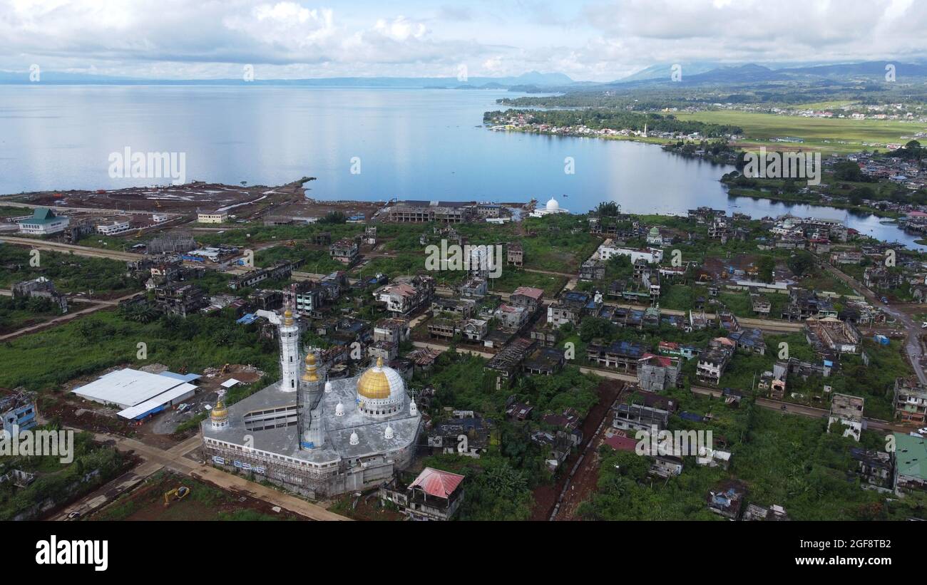 The reconstruction efforts of the iconic Marawi Grand Mosque which is ...