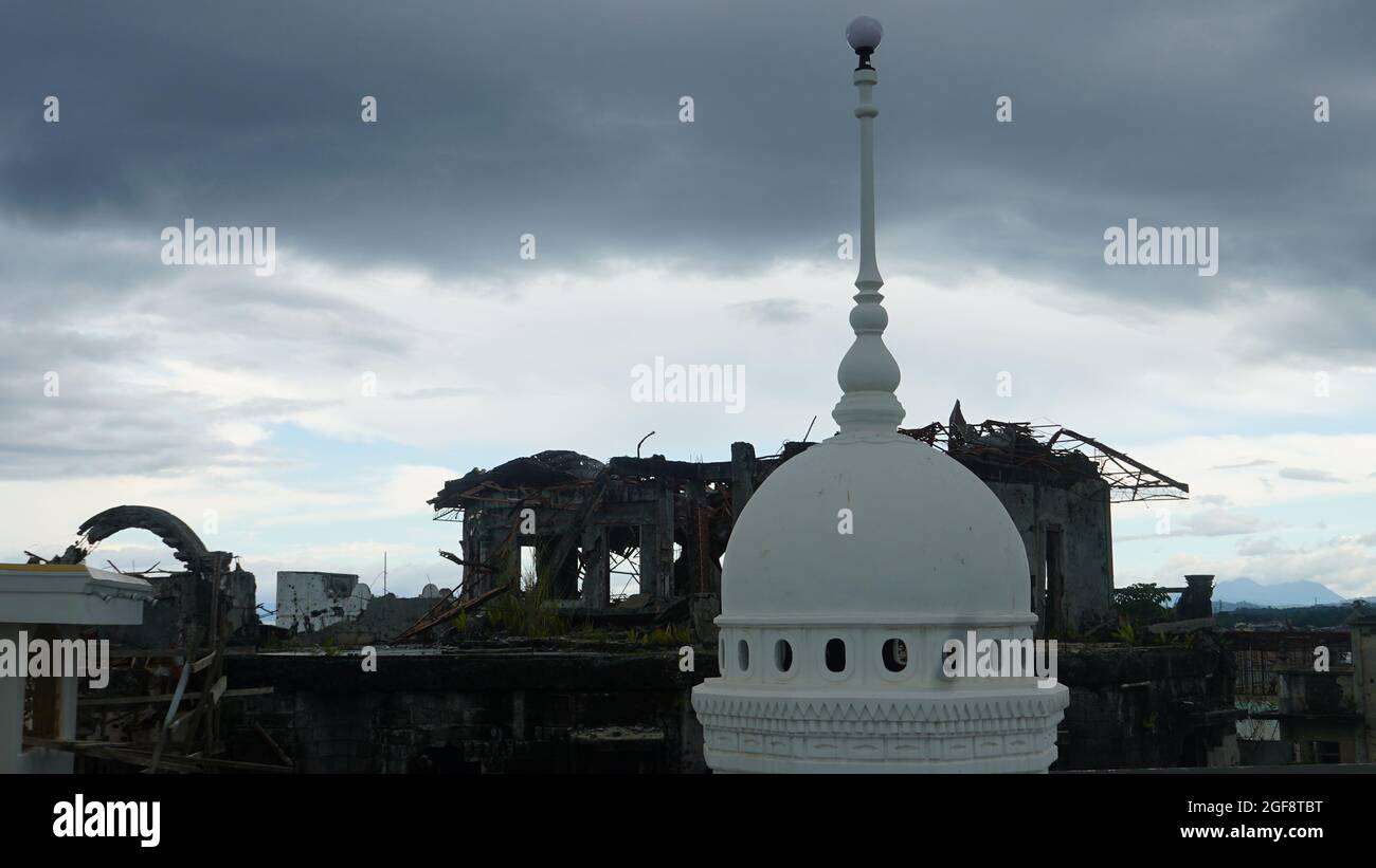 The reconstruction efforts of the iconic Marawi Grand Mosque which is ...