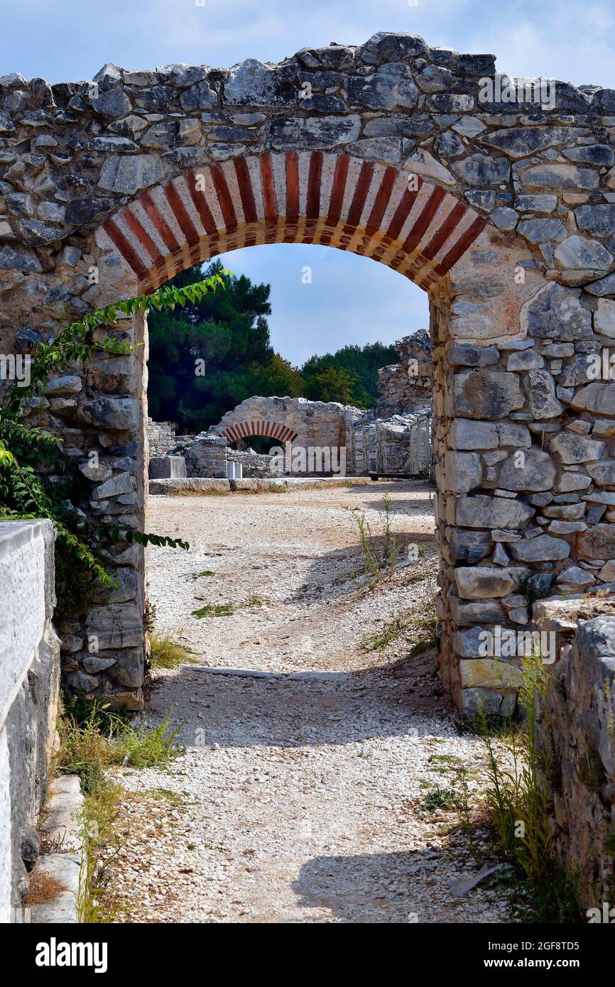 Greece, Unesco world heritage site of ancient Philippi Stock Photo - Alamy