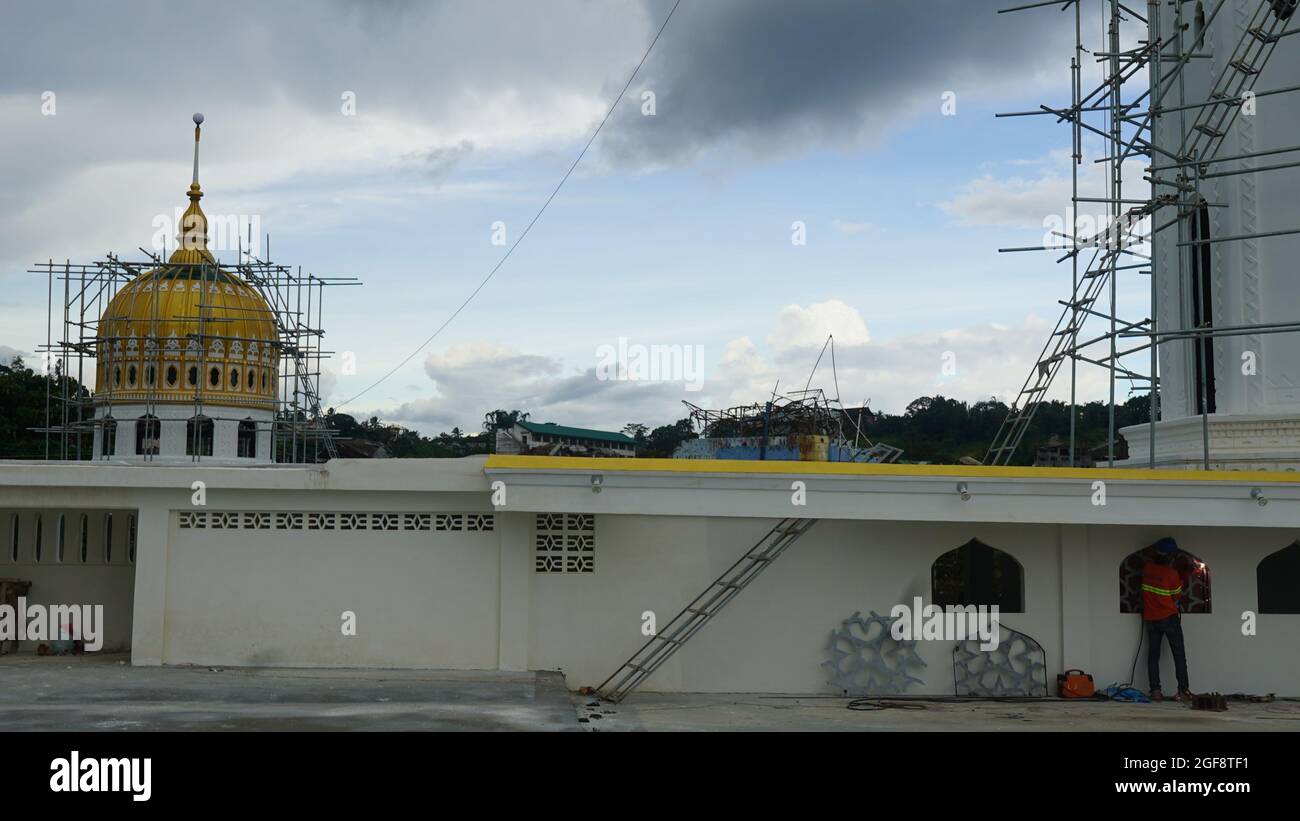 The reconstruction efforts of the iconic Marawi Grand Mosque which is ...