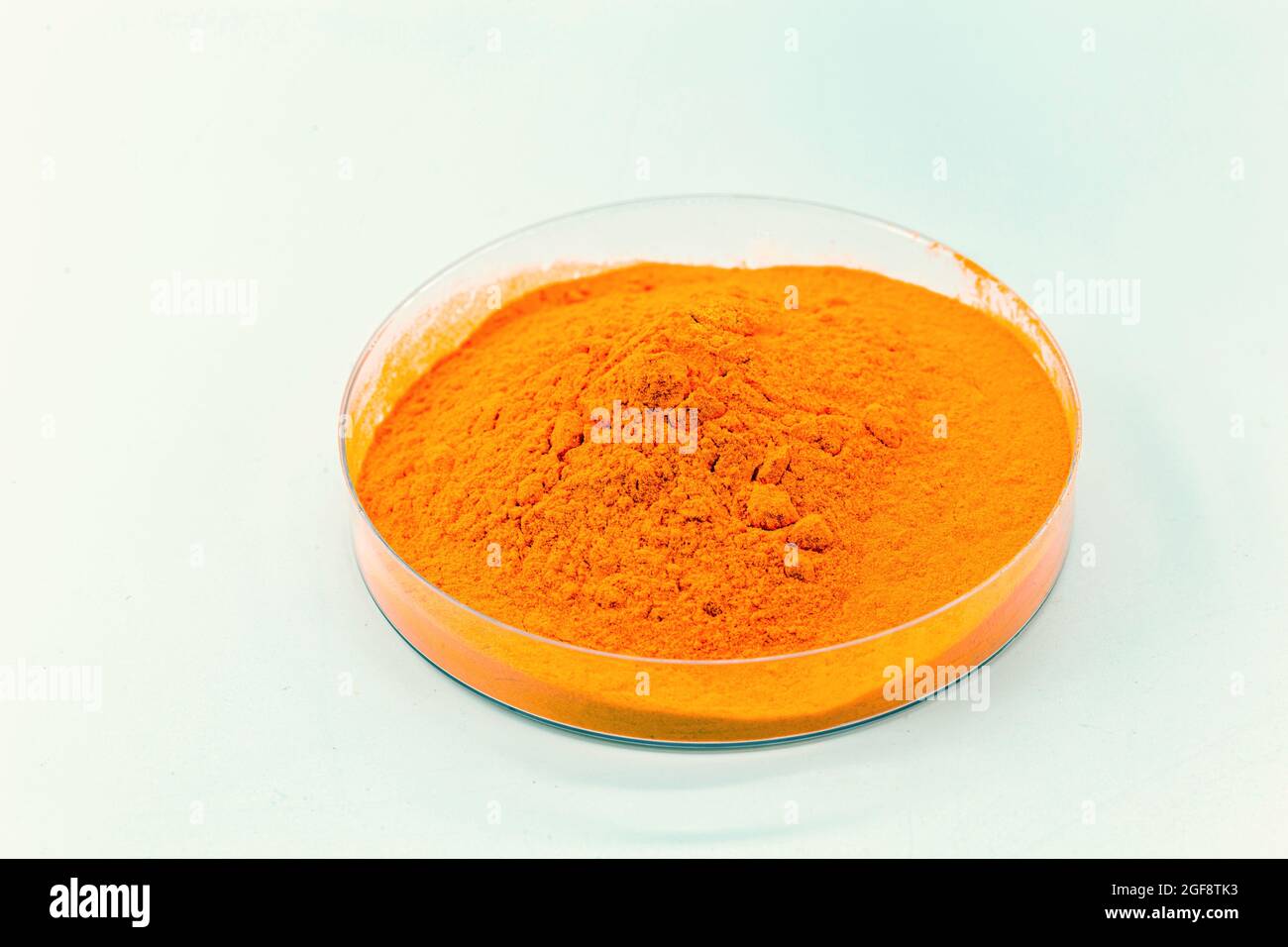 orange iron oxide synthetic iron oxide used as a dye Stock Photo - Alamy