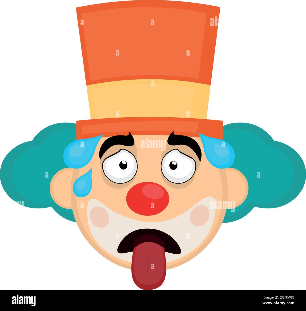 Funny Cartoon Clown Faces
