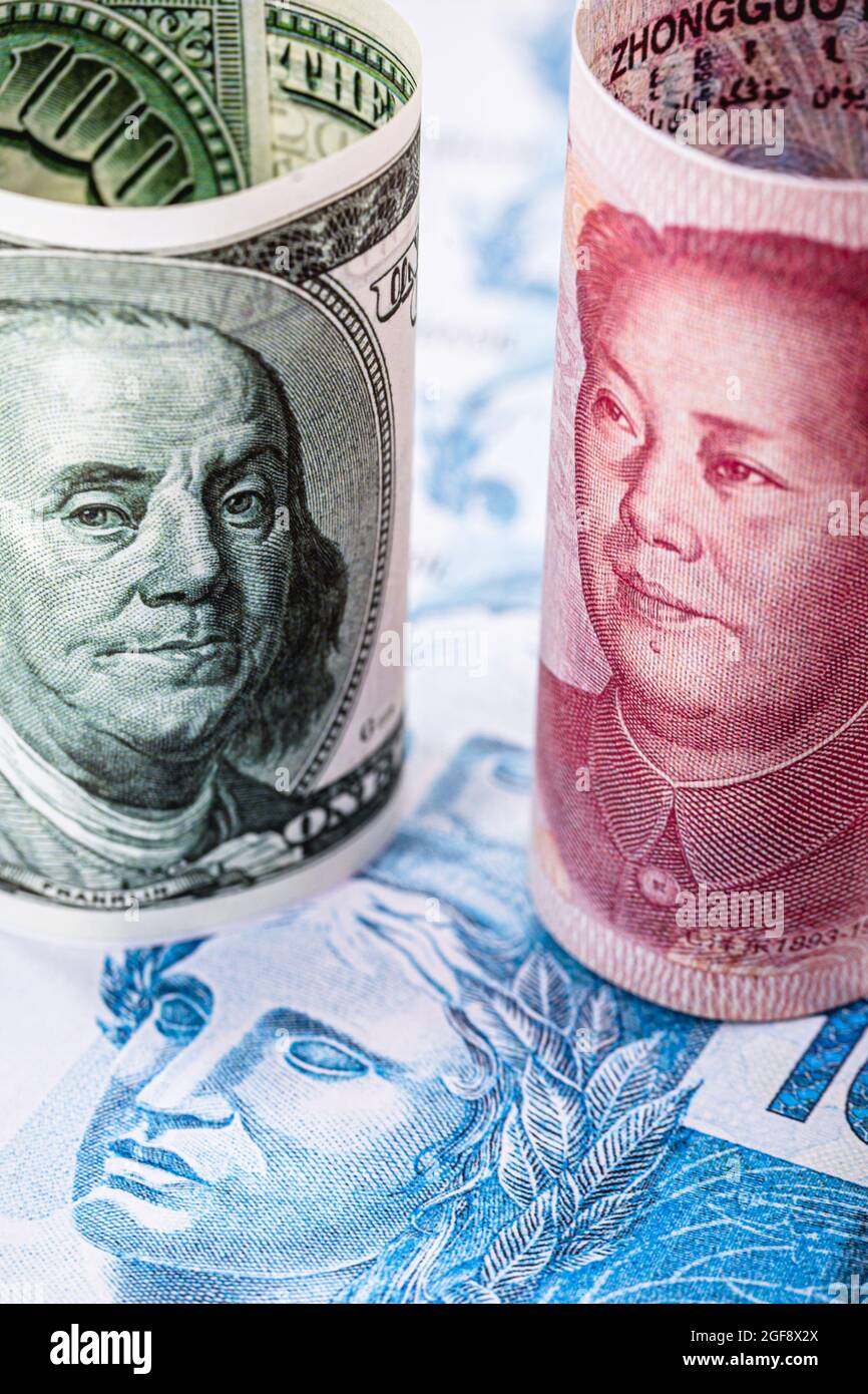 Chinese 100 yuan bill face hi-res stock photography and images - Alamy