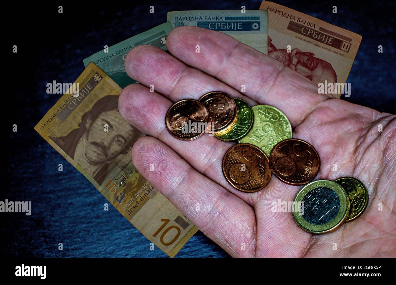 Financial : Mixed currency Stock Photo - Alamy