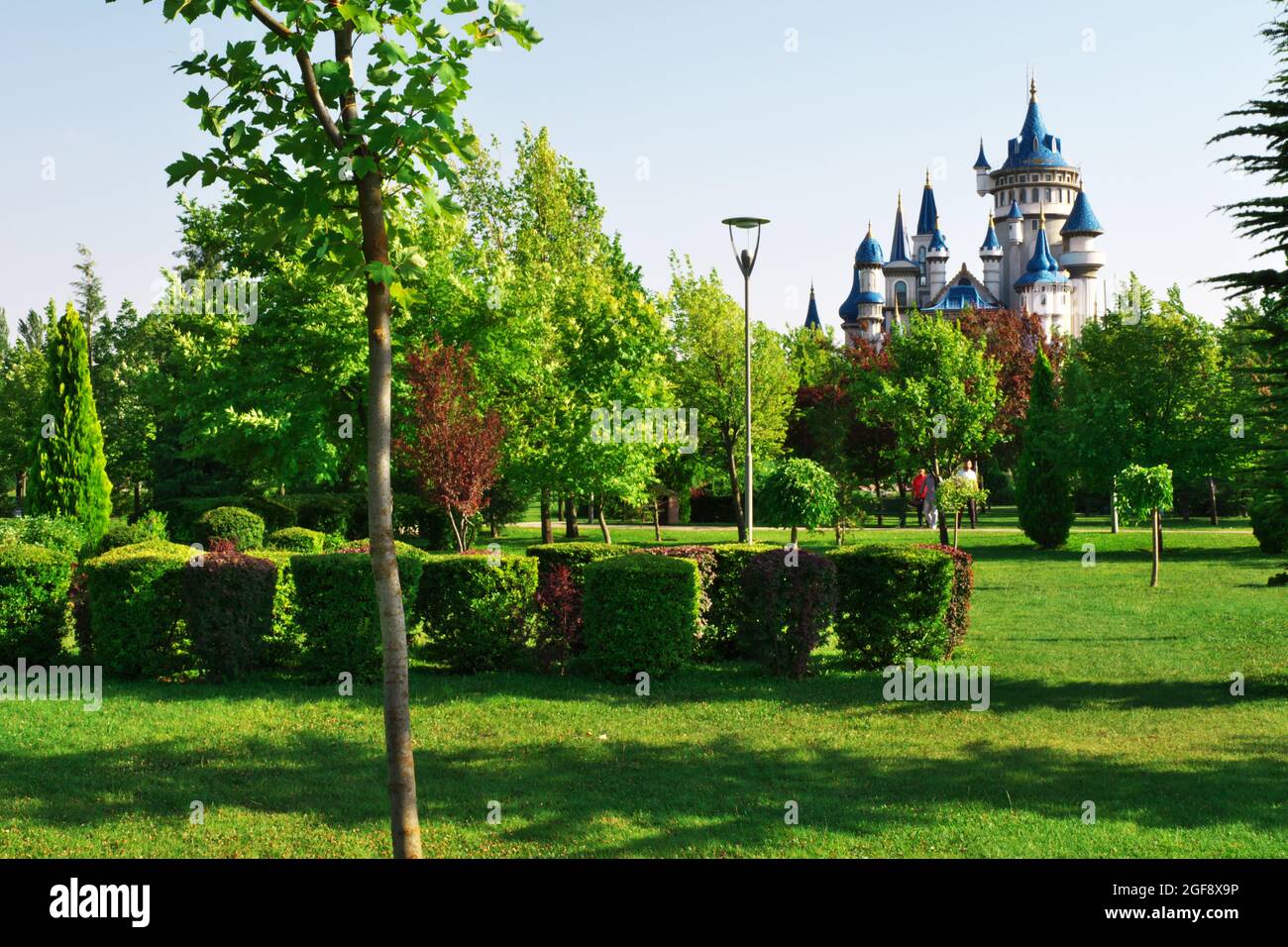 Fairy Tale Castle Park at Sazova Park Eskisehir Turkey Stock Photo - Alamy