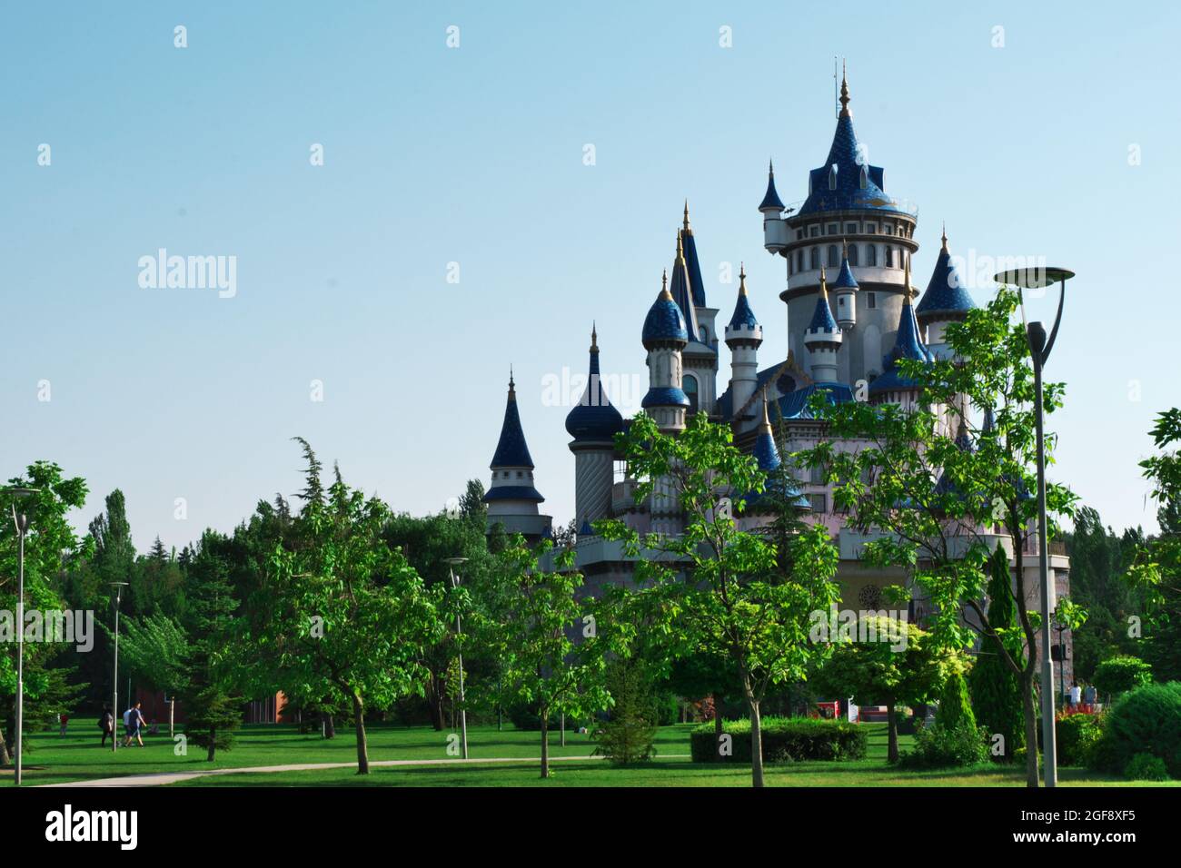 Fairy Tale Castle Park at Sazova Park Eskisehir Turkey Stock Photo - Alamy