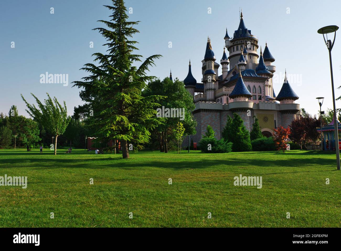 Fairy Tale Castle Park at Sazova Park Eskisehir Turkey Stock Photo - Alamy