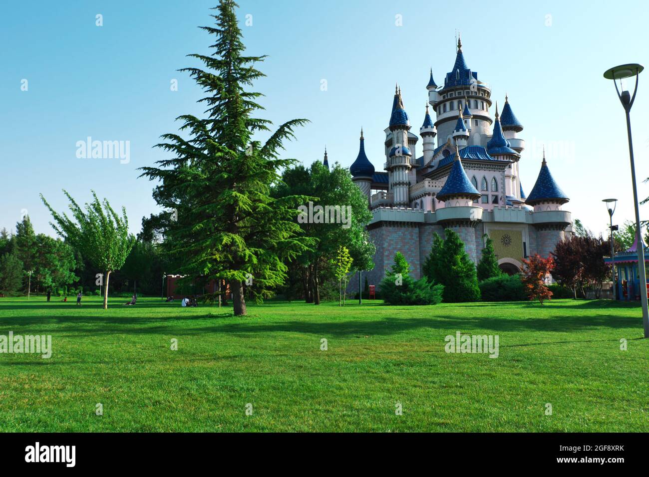 Fairy Tale Castle Park at Sazova Park Eskisehir Turkey Stock Photo - Alamy