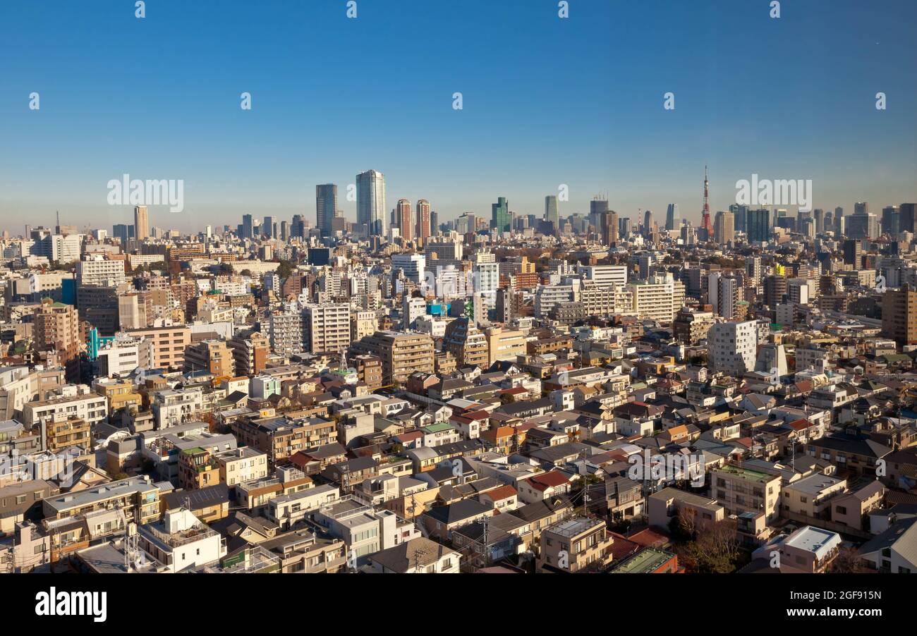 Urban sprawl of Tokyo Stock Photo - Alamy