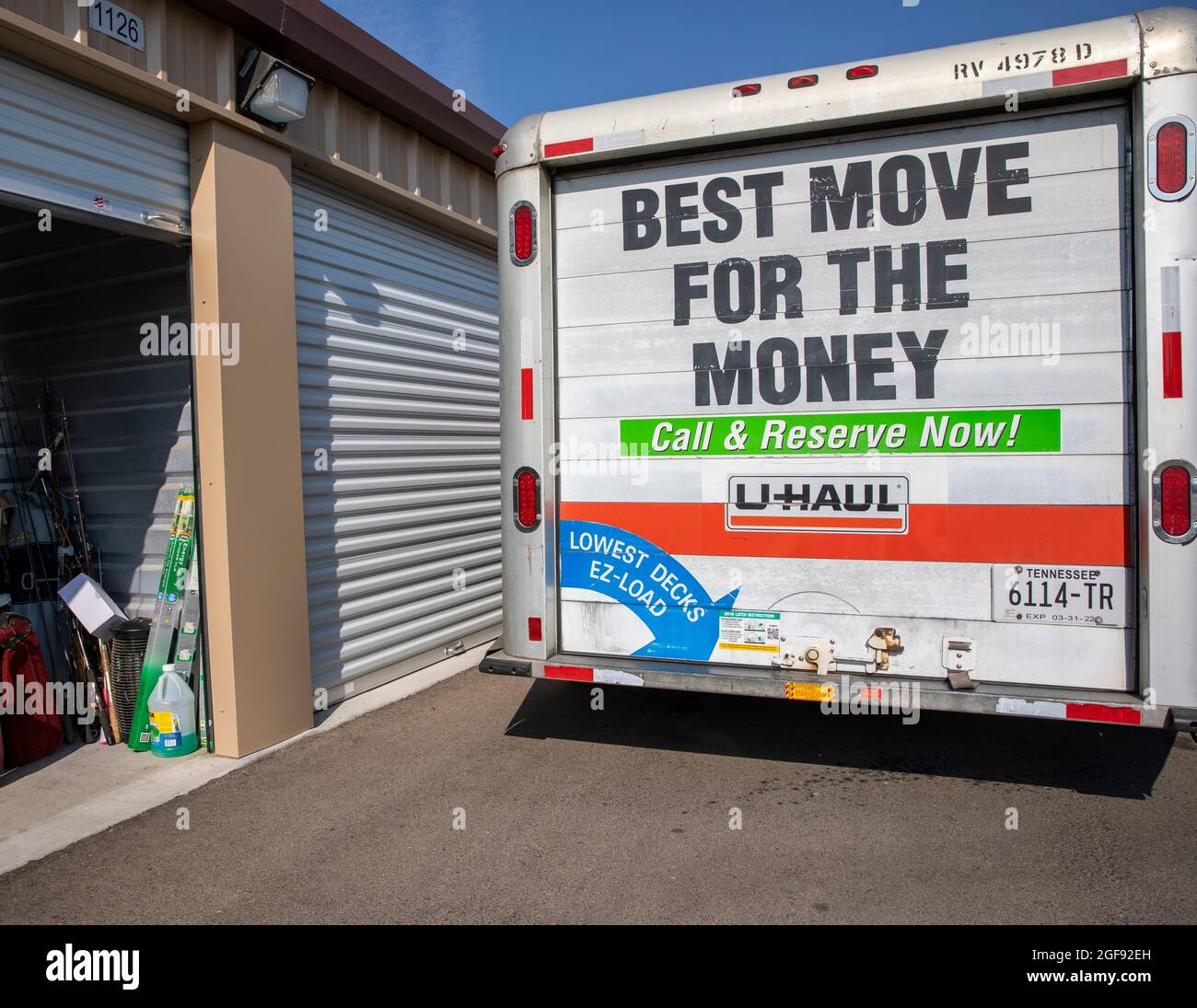 getting ready to grab stuff from storage Stock Photo - Alamy
