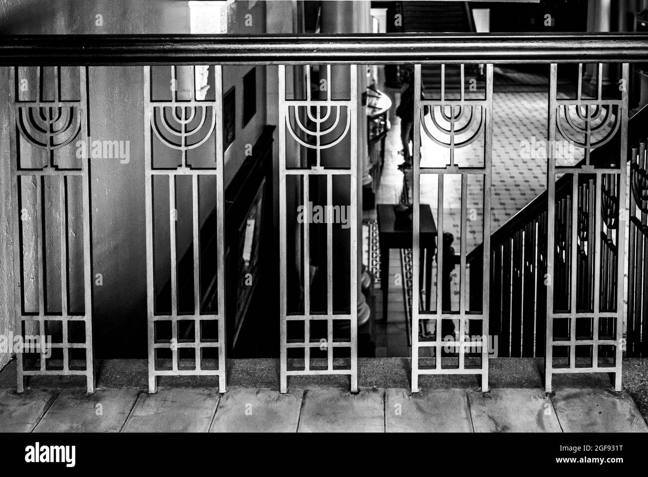 View of synagogue interior, Melbourne Hebrew Congregation, Melbourne ...