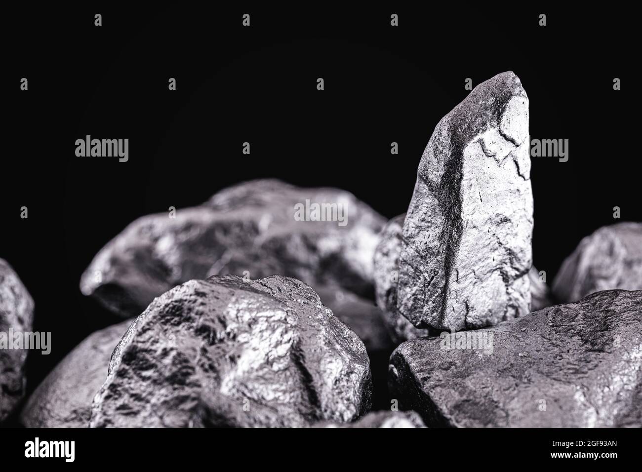 rough cobalt stone, extracted from africa. Heavy mining Stock Photo - Alamy