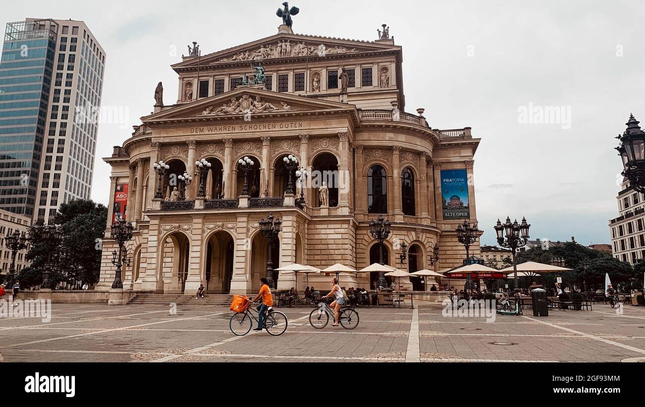 Alte Oper concert hall in Frankfurt, Germany Stock Photo - Alamy