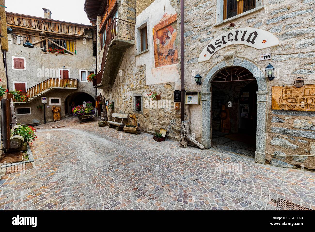 Italy Trentino Rango Stock Photo - Alamy