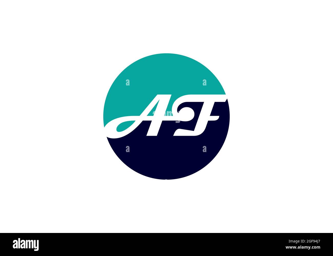 Initial AF Letter Logo With Creative Modern Business Typography Vector ...
