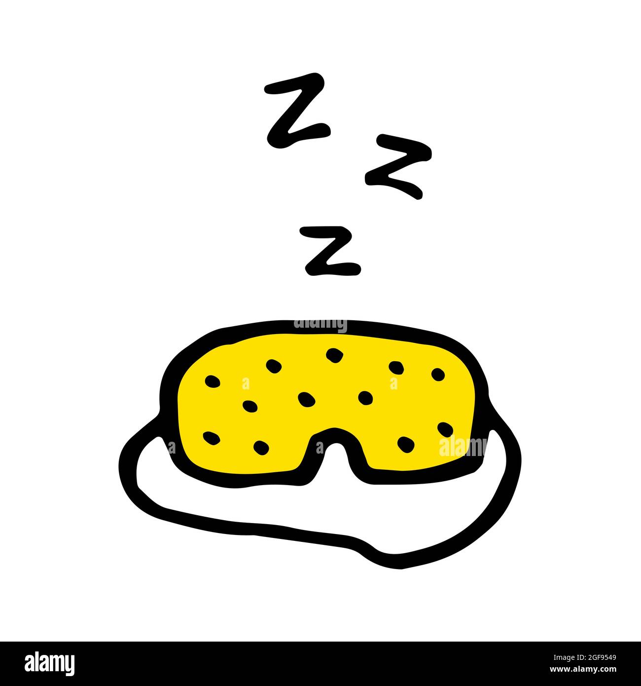 Cartoon sleeping mask hi-res stock photography and images - Alamy