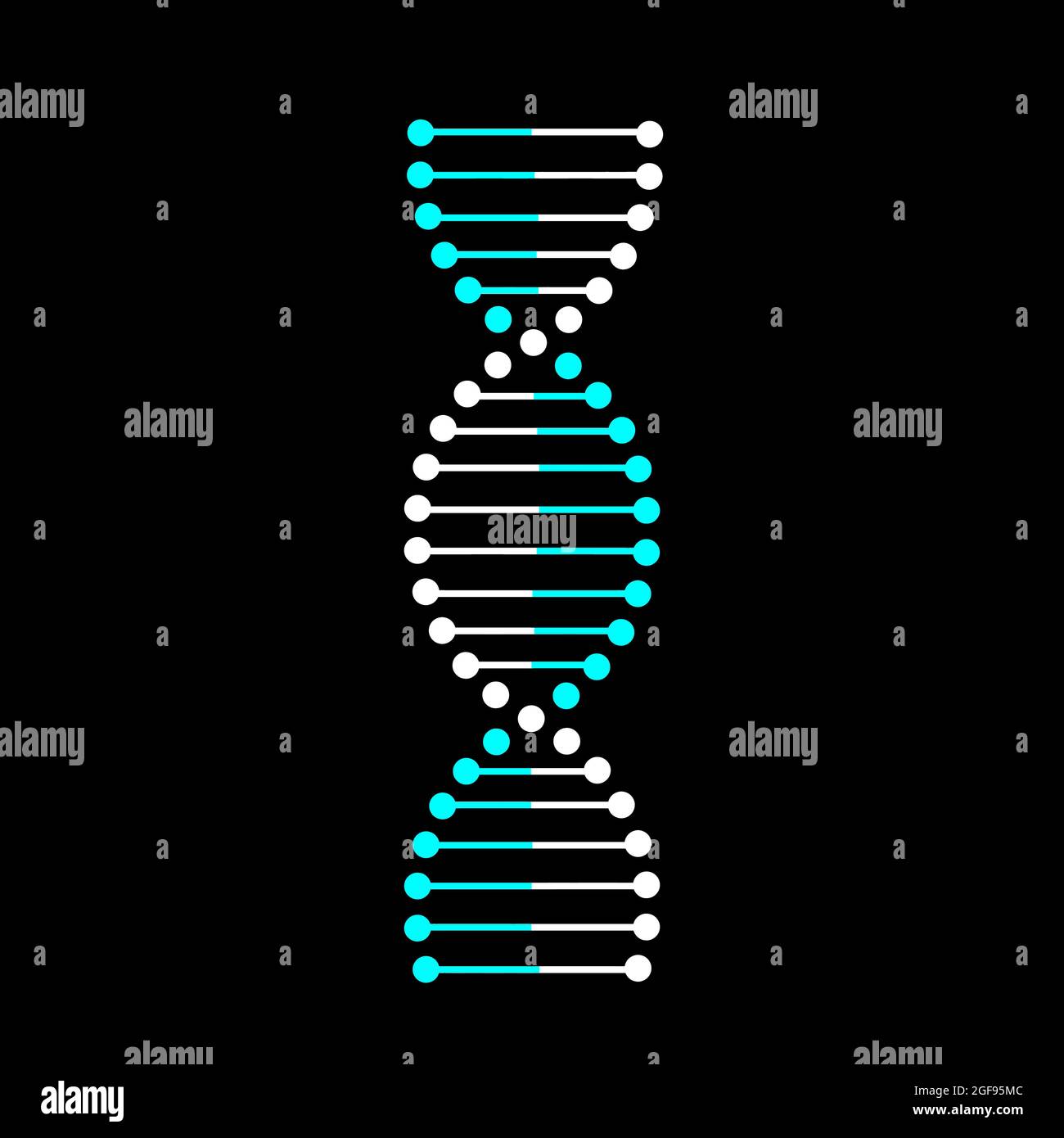 DNA cell life molecule health care medical logo and symbols Stock ...