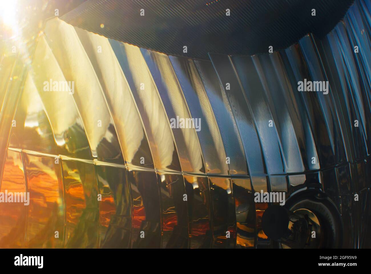 Abstract image of a car headlight, pattern of shiny glass - Kolkata ...