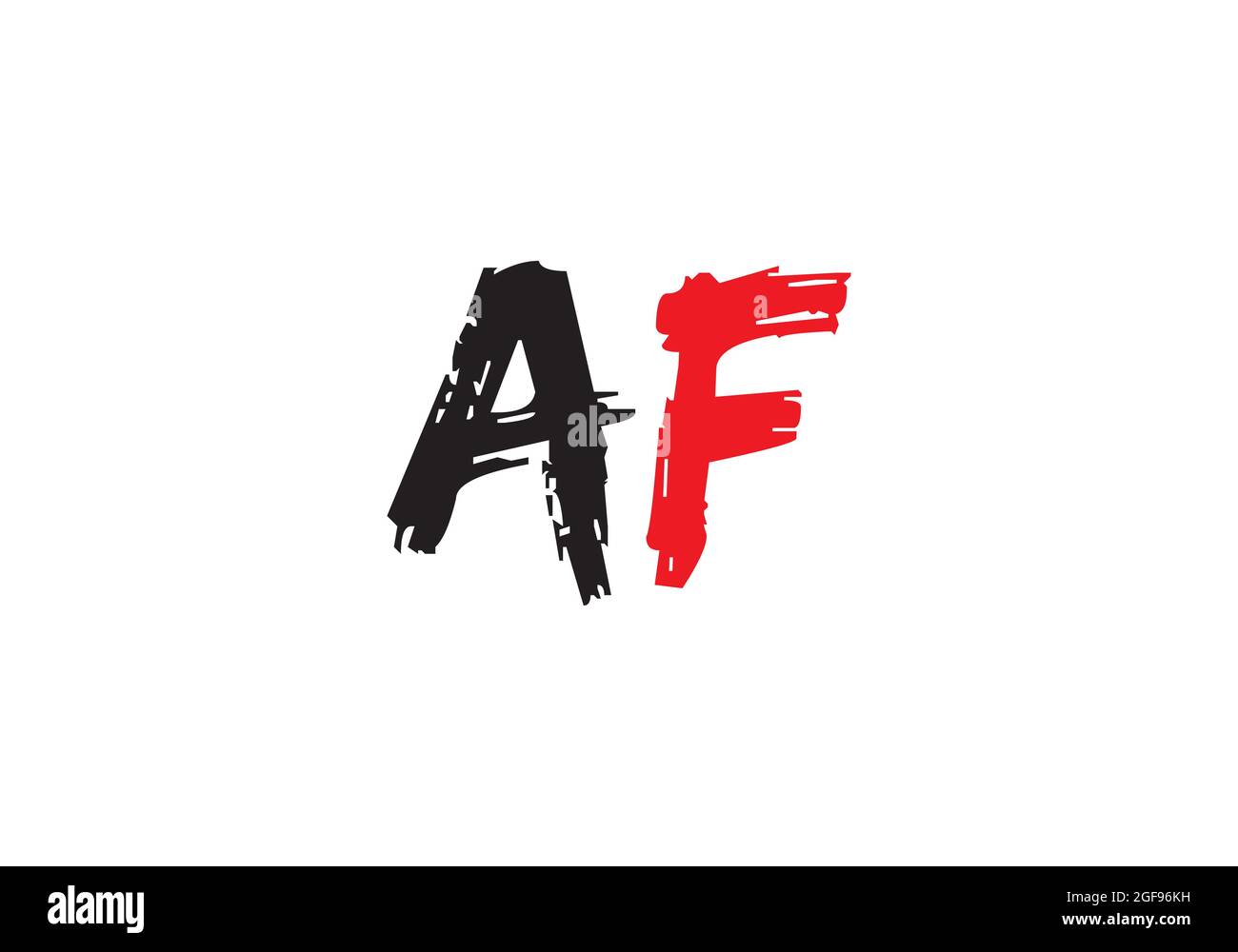 Initial AF Letter Logo With Creative Modern Business Typography Vector ...