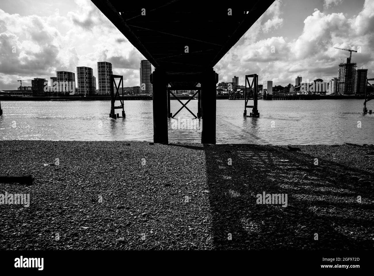 Old Woolwich Pier Stock Photo - Alamy