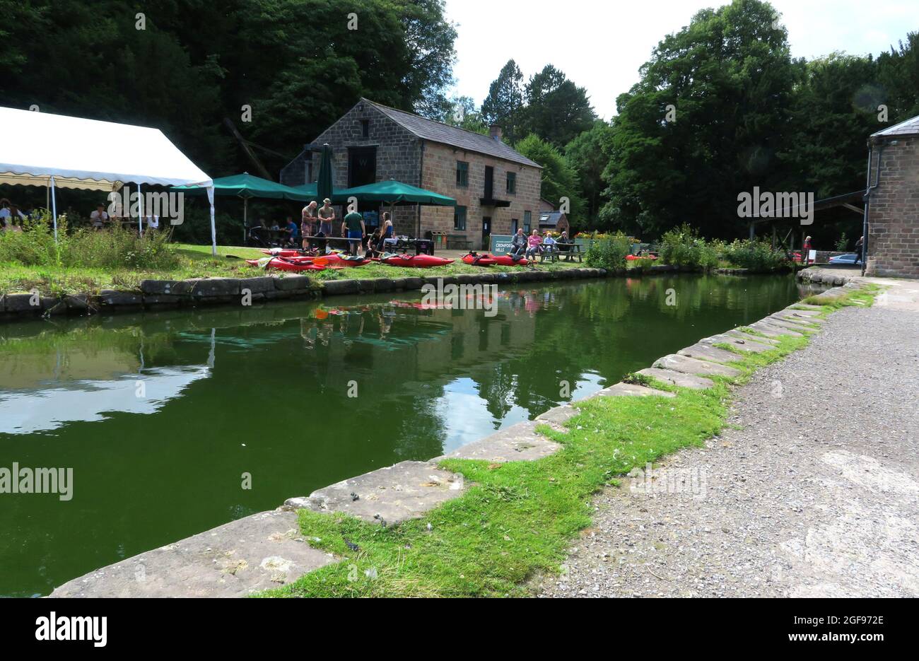 Cromford Canal Derbyshire UK Stock Photo - Alamy