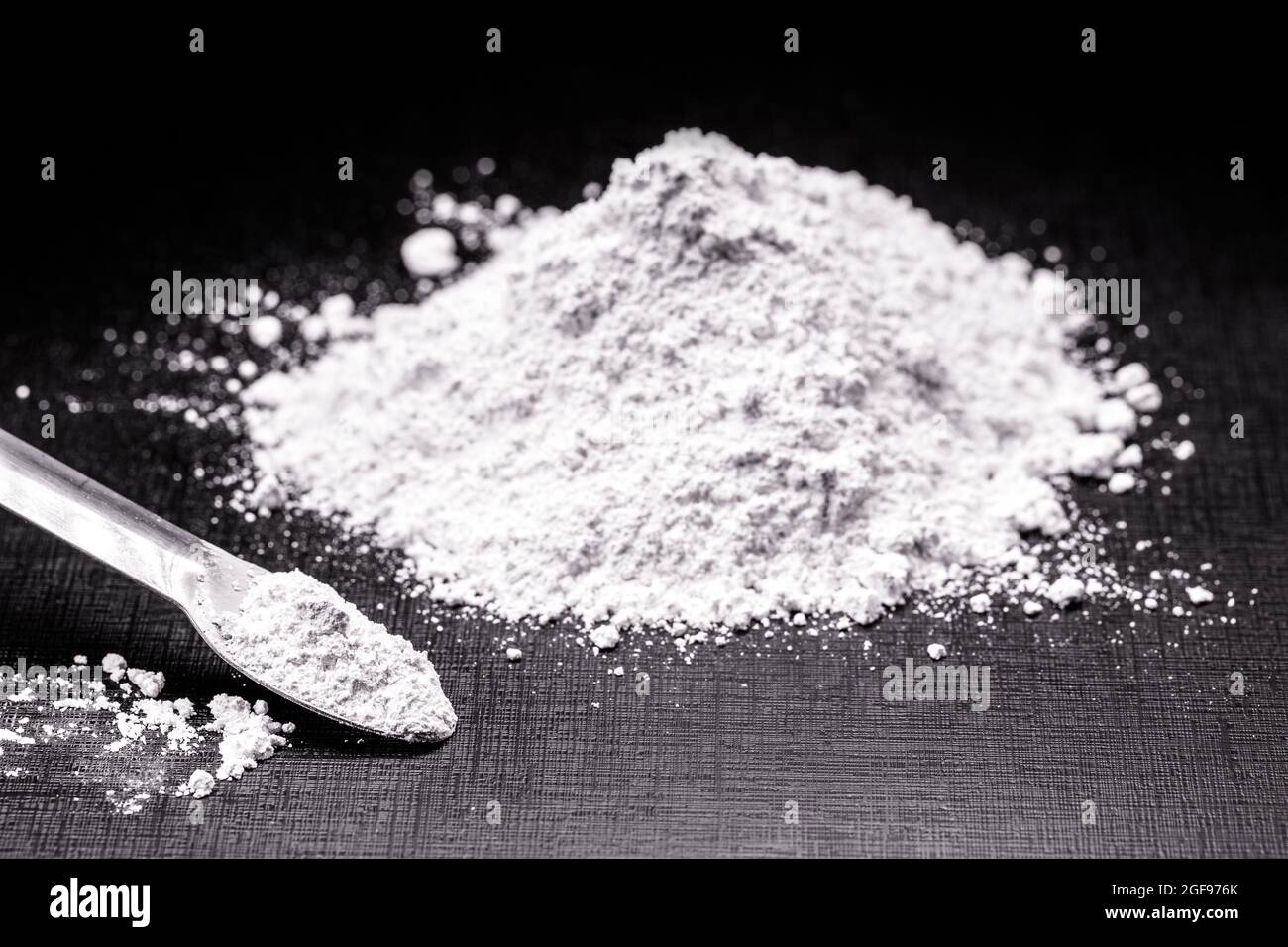 calcium chloride being prepared in the laboratory. It is a chemical ...