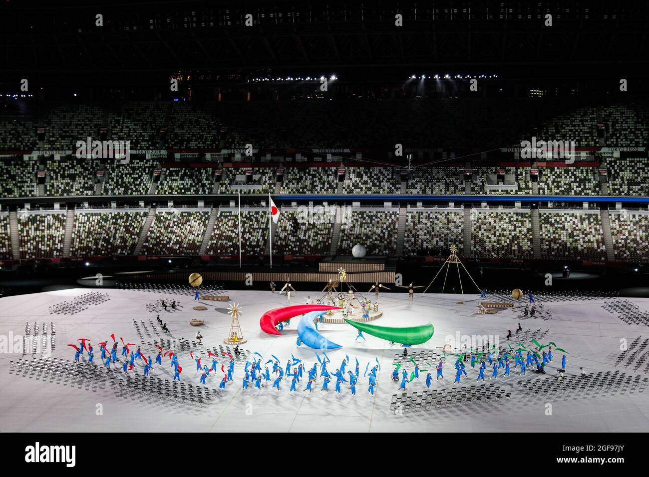 Tokyo, Japan. 2021 August 25th. Opening ceremony of the Paralympic ...