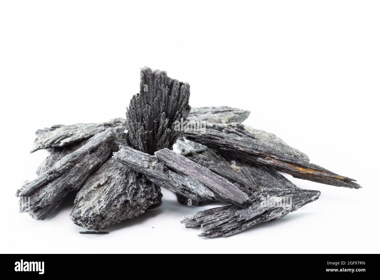 kyanite, distenium or crude gray kyanite, esoteric stone, typical of ...