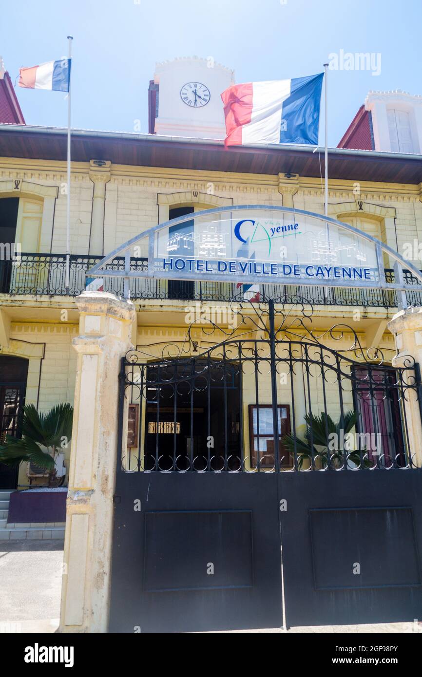 Cayenne city hall hi-res stock photography and images - Alamy